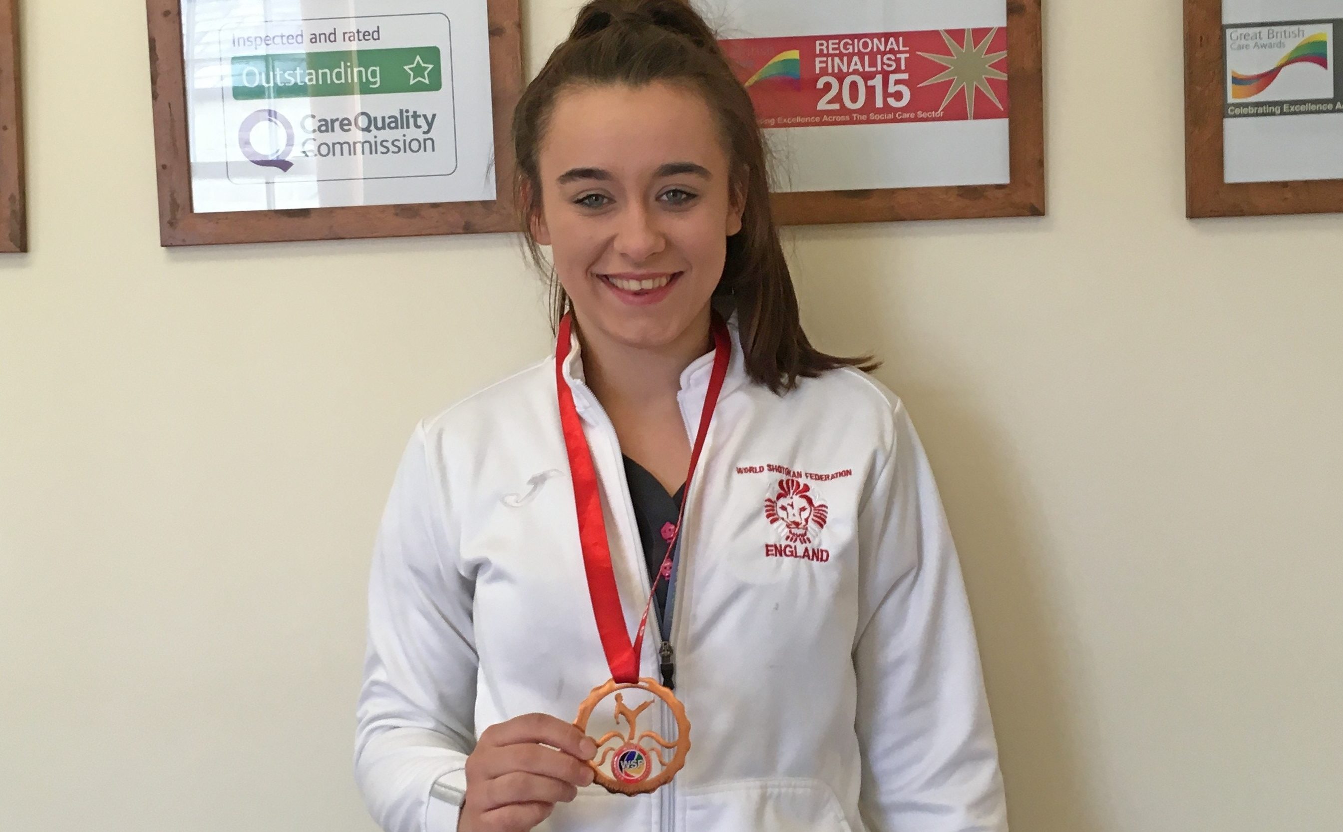 Harrogate Care Professional Wins Bronze Medal at World Karate Championships